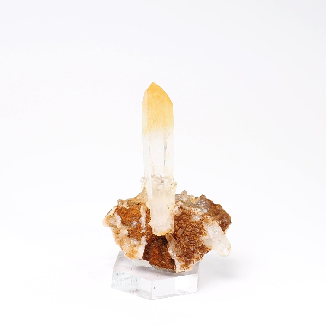Halloysite Included Quartz "mango Quartz" Crystal Stone Mineral ...