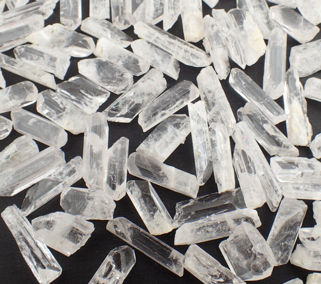 ONE Danburite Crystal Clear Raw Natural Small Stone From Mexico .5-1gm ...