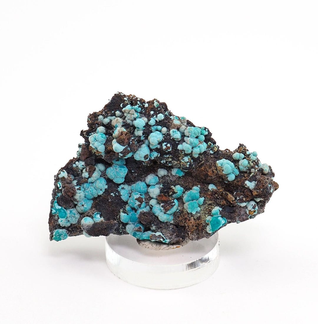 Chrysocolla Crystal Specimen: Planet Mine, Arizona (45mm X 29mm X 14mm ...