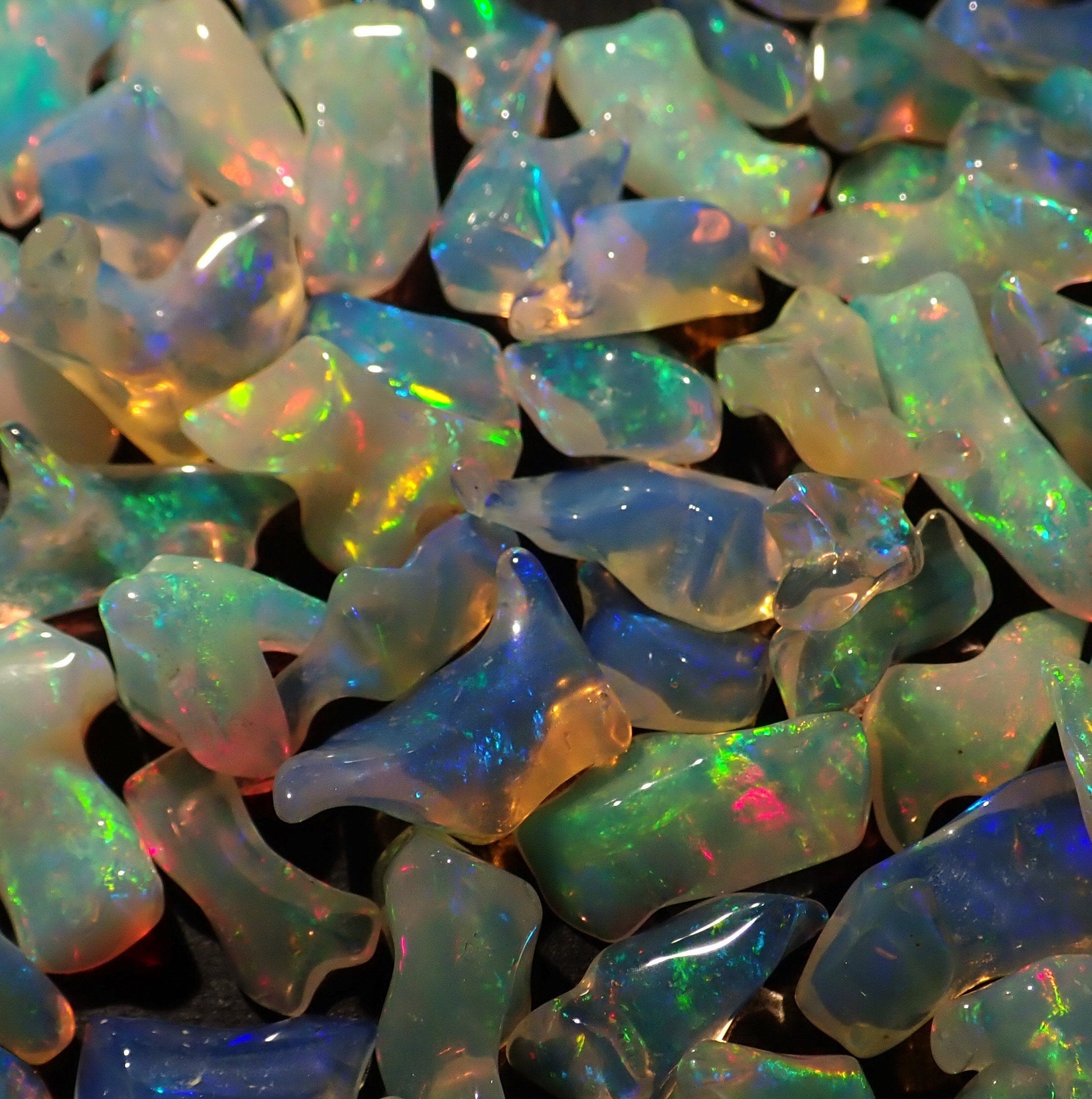 ONE Opal Polished Natural Stone From Ethiopia Choose Your - Etsy