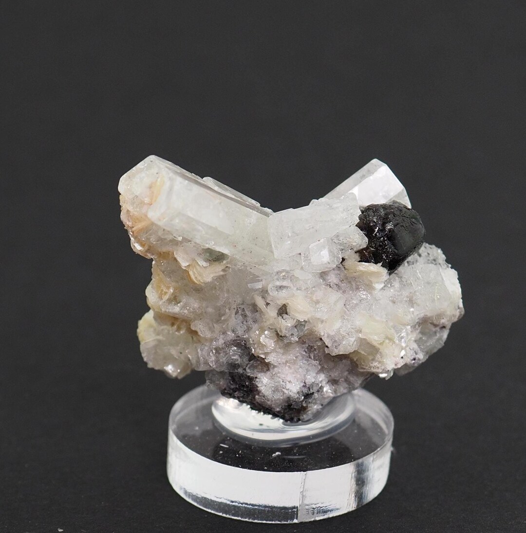 Goshenite, Fluorite, Muscovite Crystal Stone Natural Mineral Specimen ...