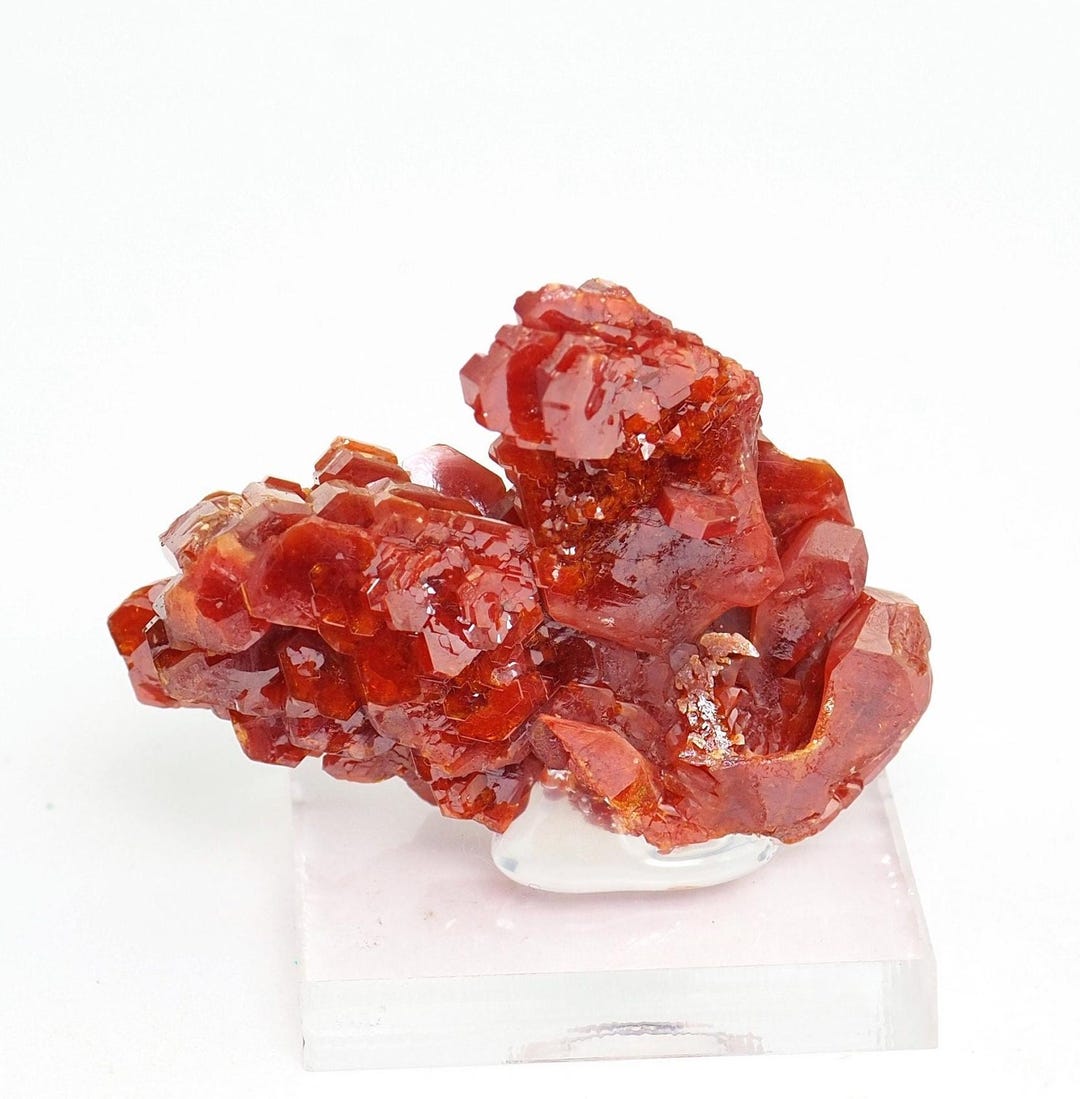Vanadinite Crystal Specimen: Mibladen Morocco Mineral - Etsy