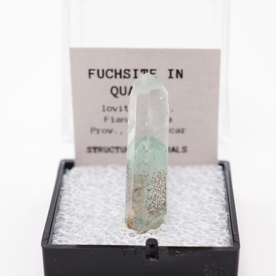 Fuchsite Included Quartz Crystal From Madagascar Phantom Natural Stone ...