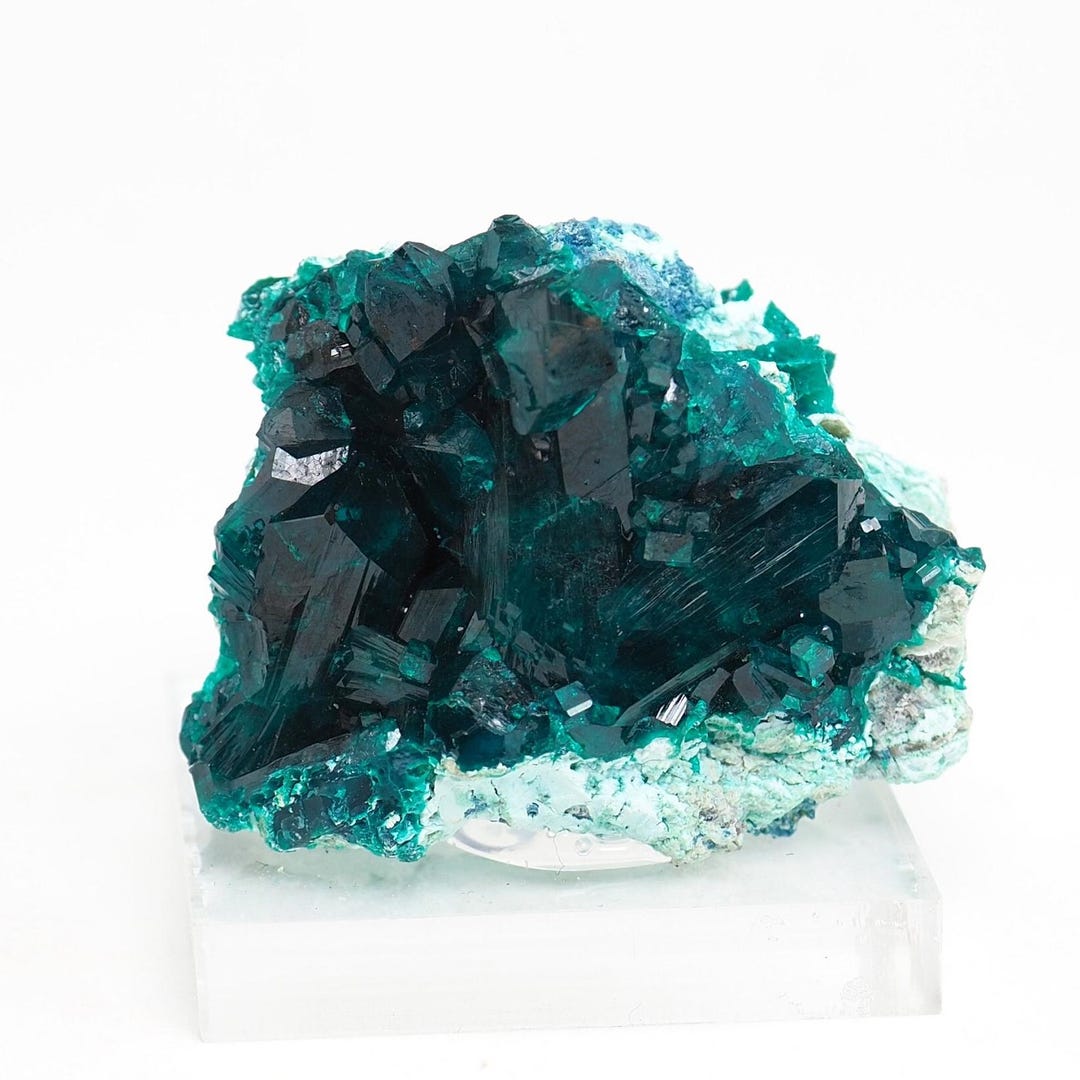 Dioptase Crystal Mineral Specimen From Republic of the Congo - 35mm X ...