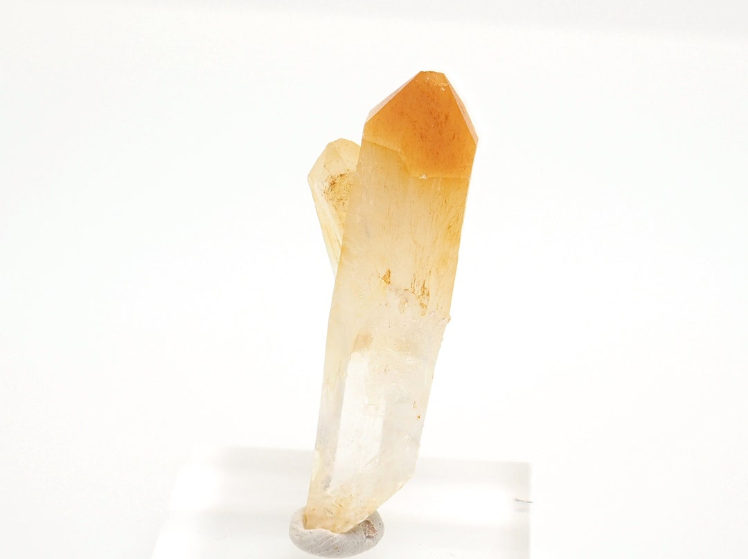 Halloysite Included Quartz "mango Quartz" Crystal From Colombia - 53mm ...