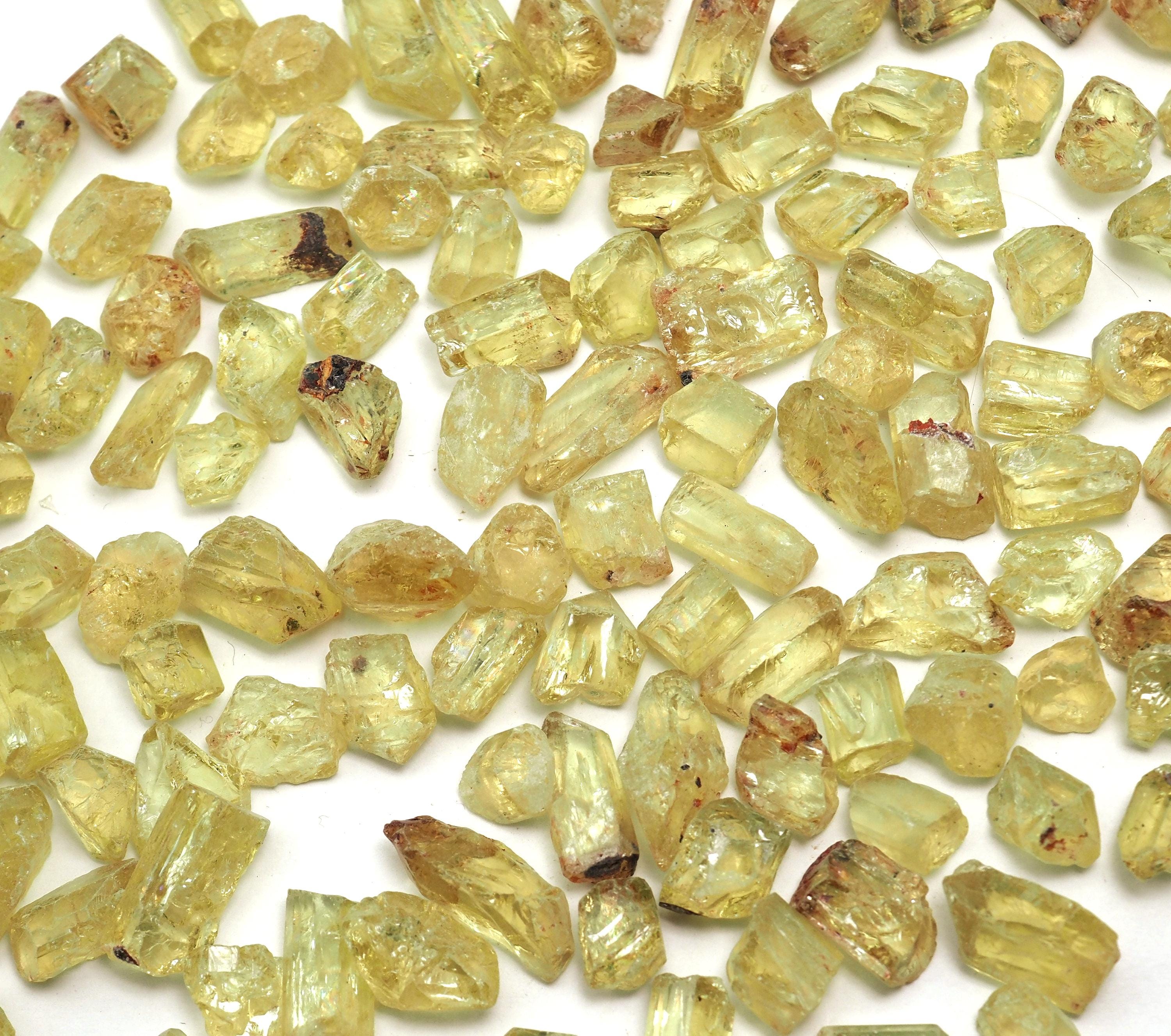Raw Yellow Apatite Crystals, Durango Mexico - Etsy