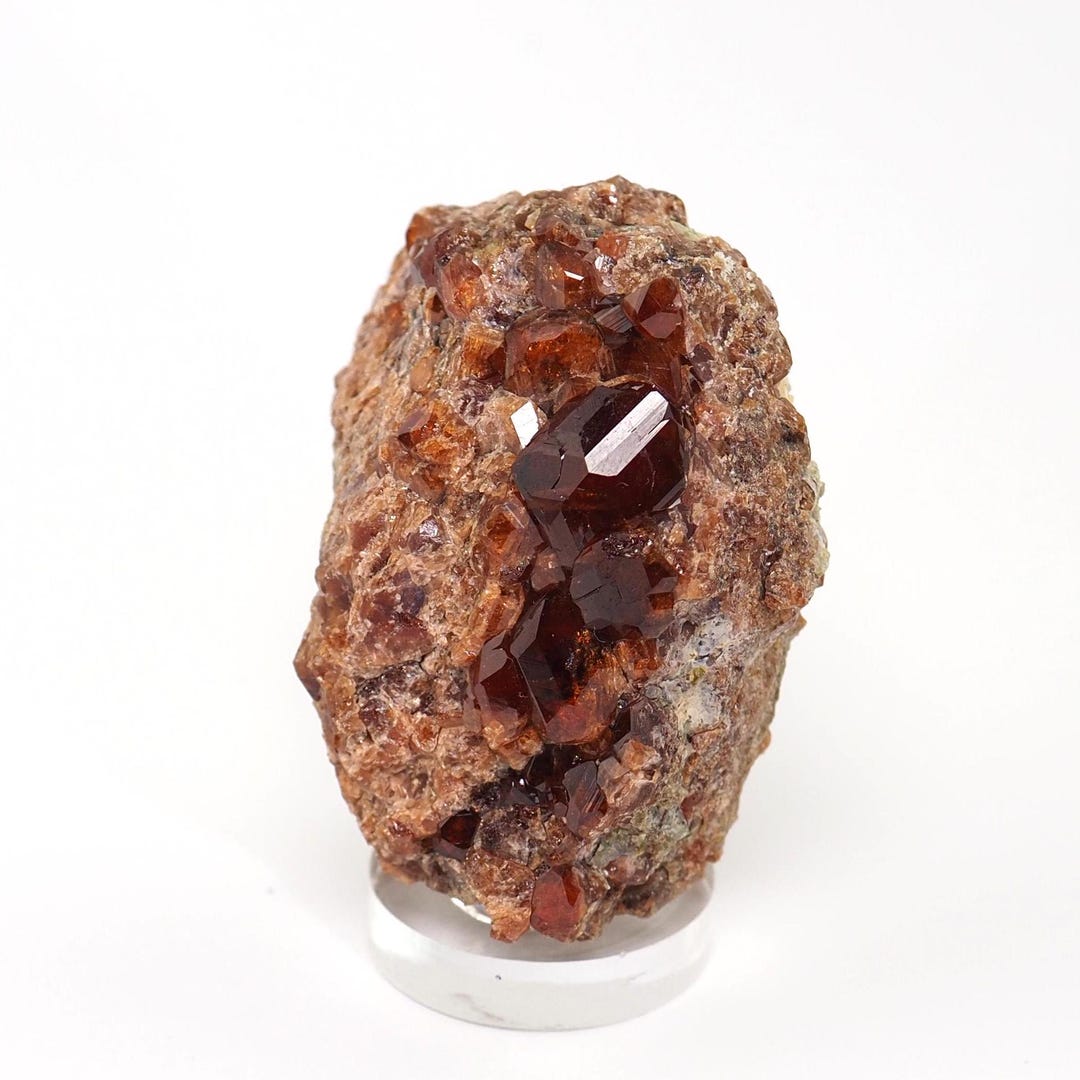 Grossular Garnet Orange Crystals on Matrix From Bishop, Inyo Co ...