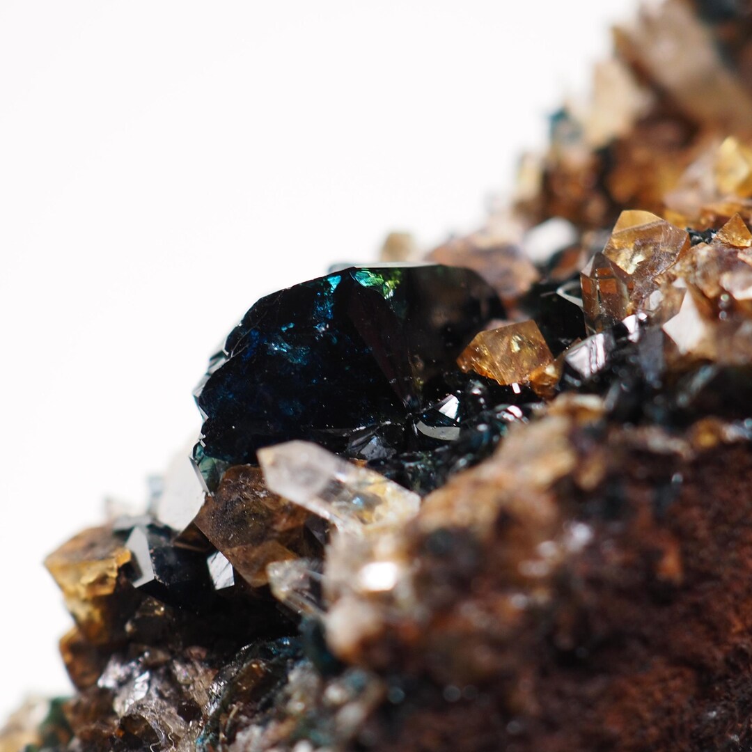 Lazulite Crystals With Quartz Mineral Specimen, Yukon Canada - Etsy New ...