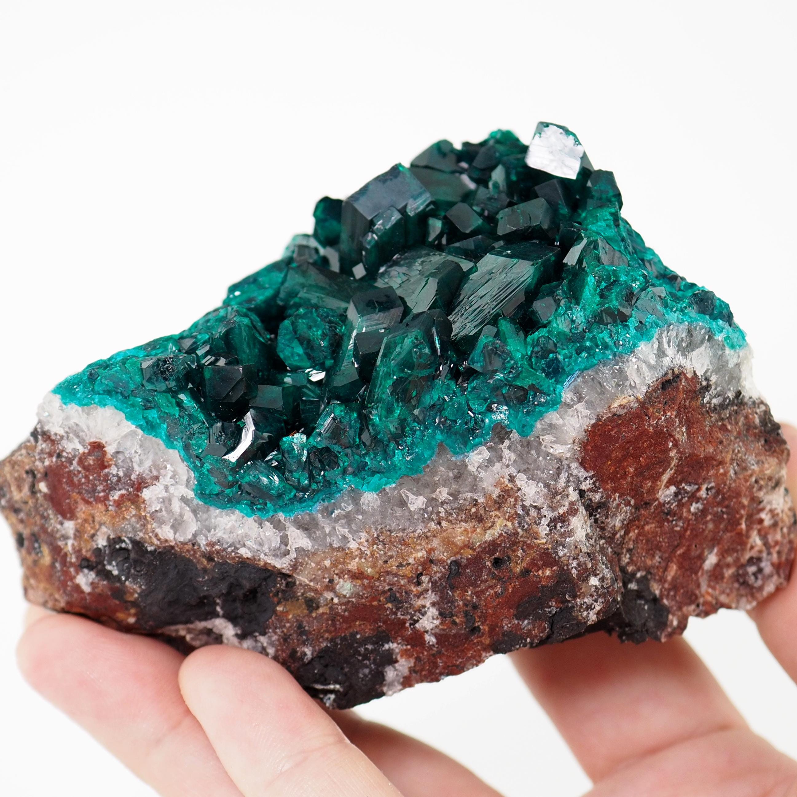 Dioptase Crystals Mineral Specimen Natural Stone - Etsy