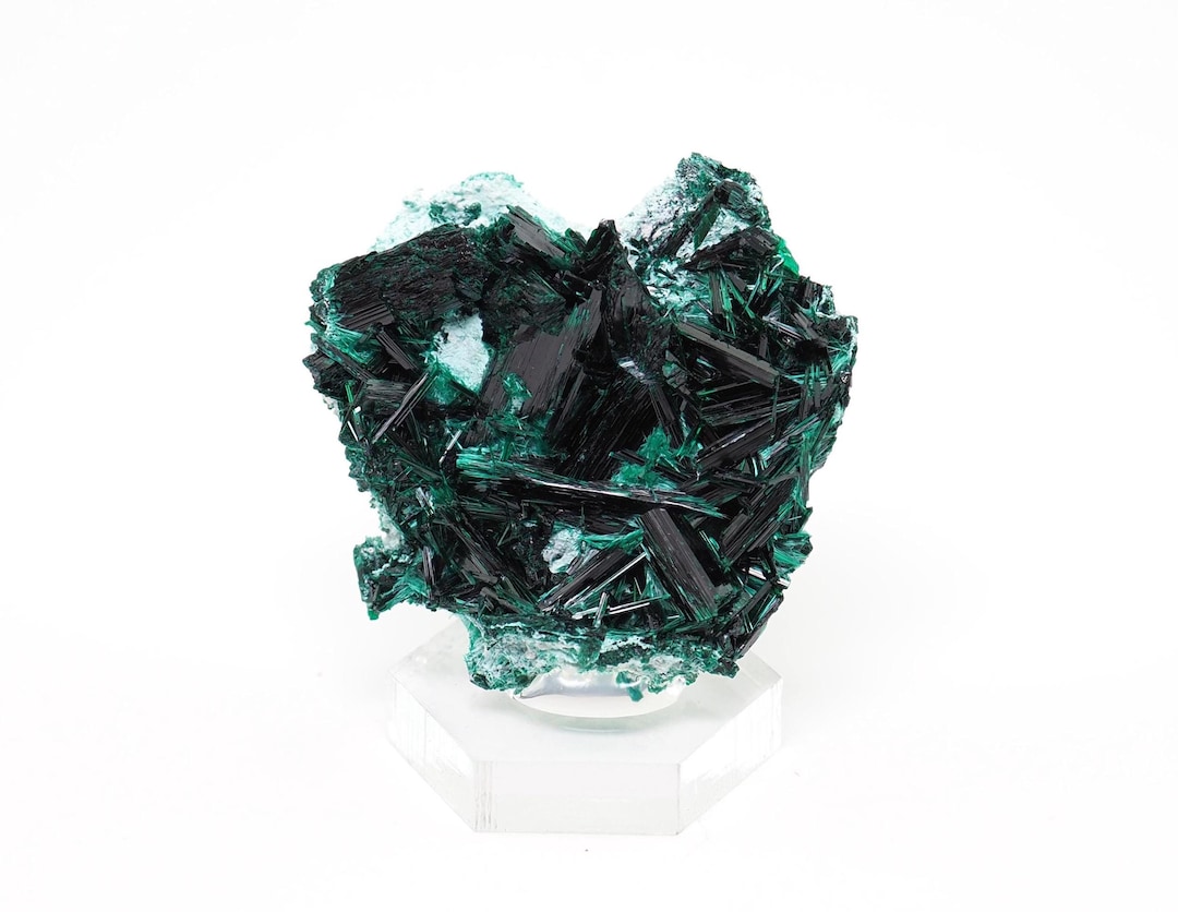 Brochantite Crystals Mineral Specimen on Matrix From Milpillas Mine ...