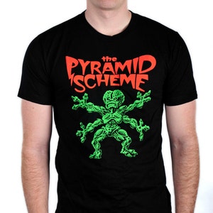 Pyramid Scheme Alien Attack T-shirt - Etsy