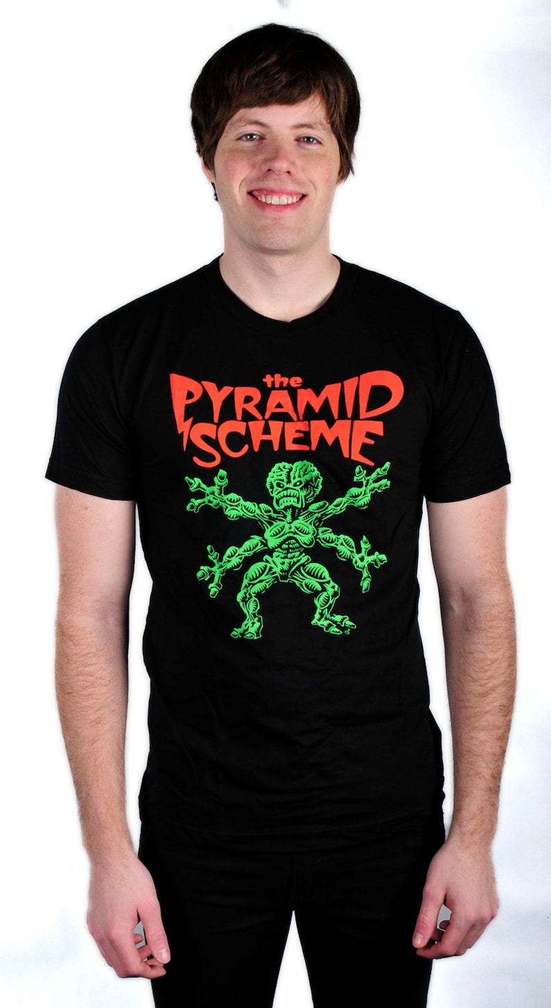 Pyramid Scheme Alien Attack T-shirt - Etsy