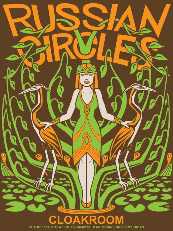 One Color Screen Print Poster