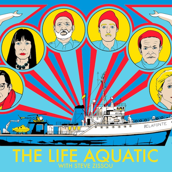 Life Aquatic Poster - Etsy