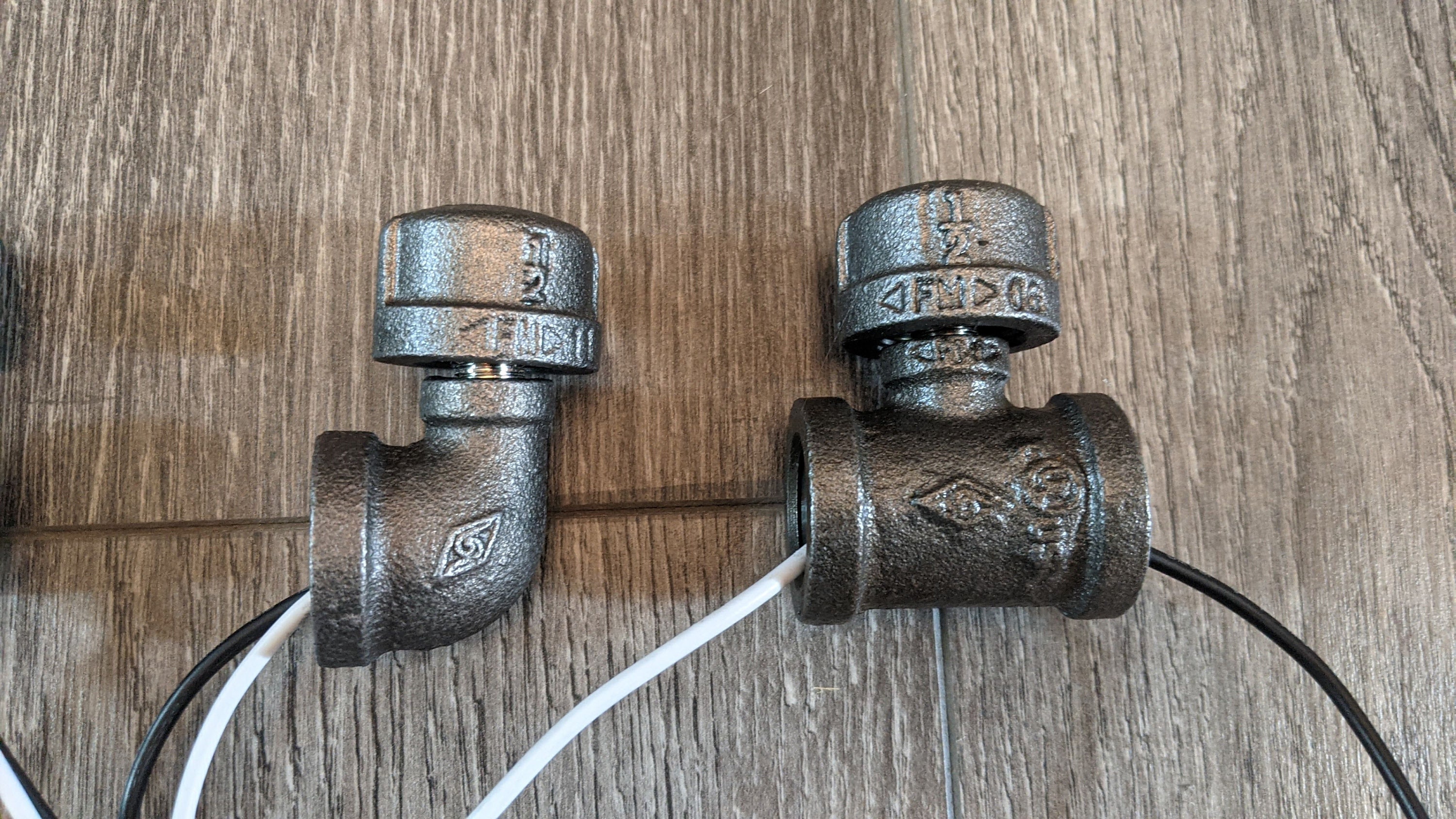 Industrial Vintage Style Pipe Lamp Rotary Switch 1/2" 3/4" 120-240 Volt ...