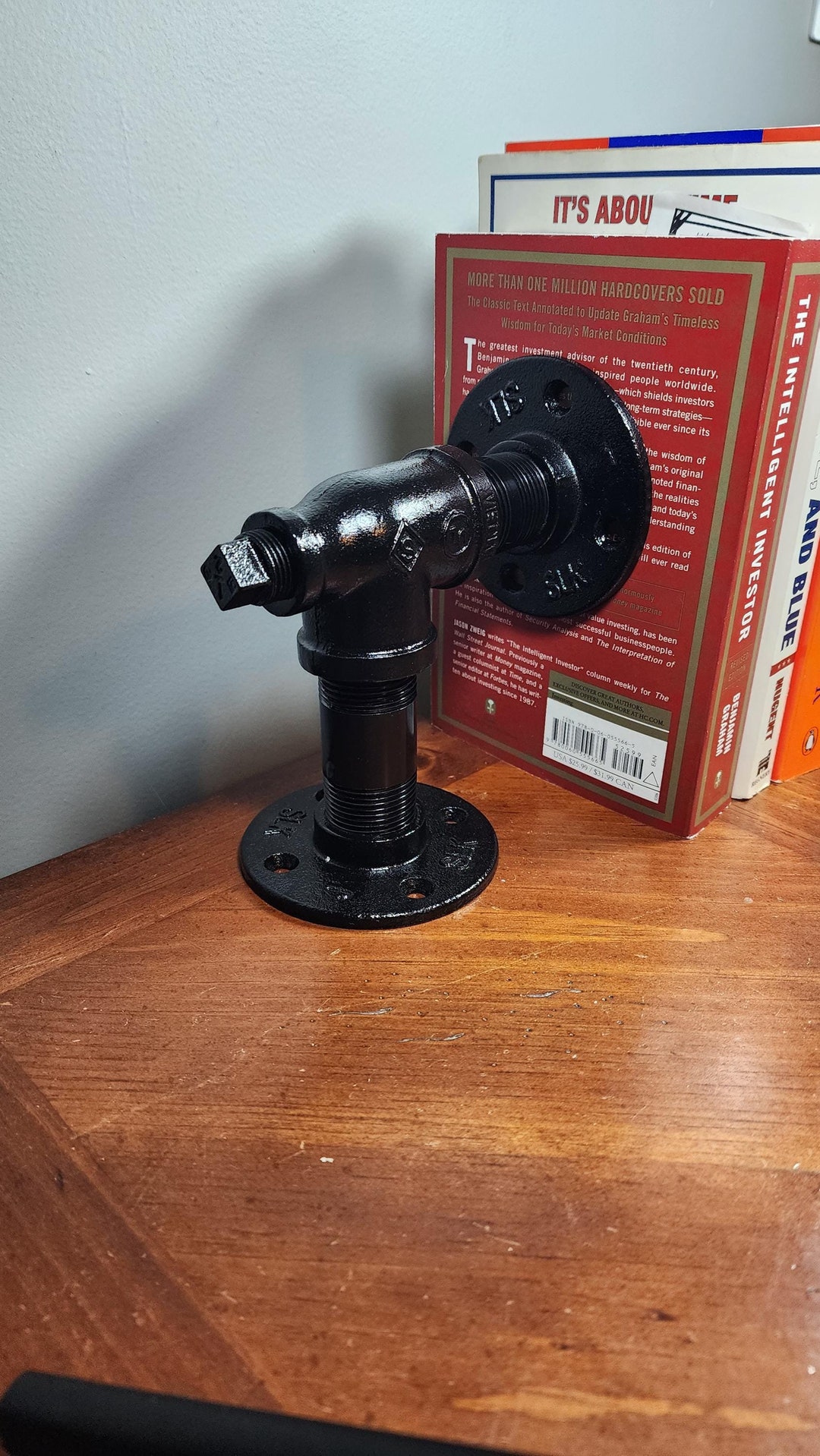 Handmade Pipe Bookends for Industrial Chic Decor - Etsy