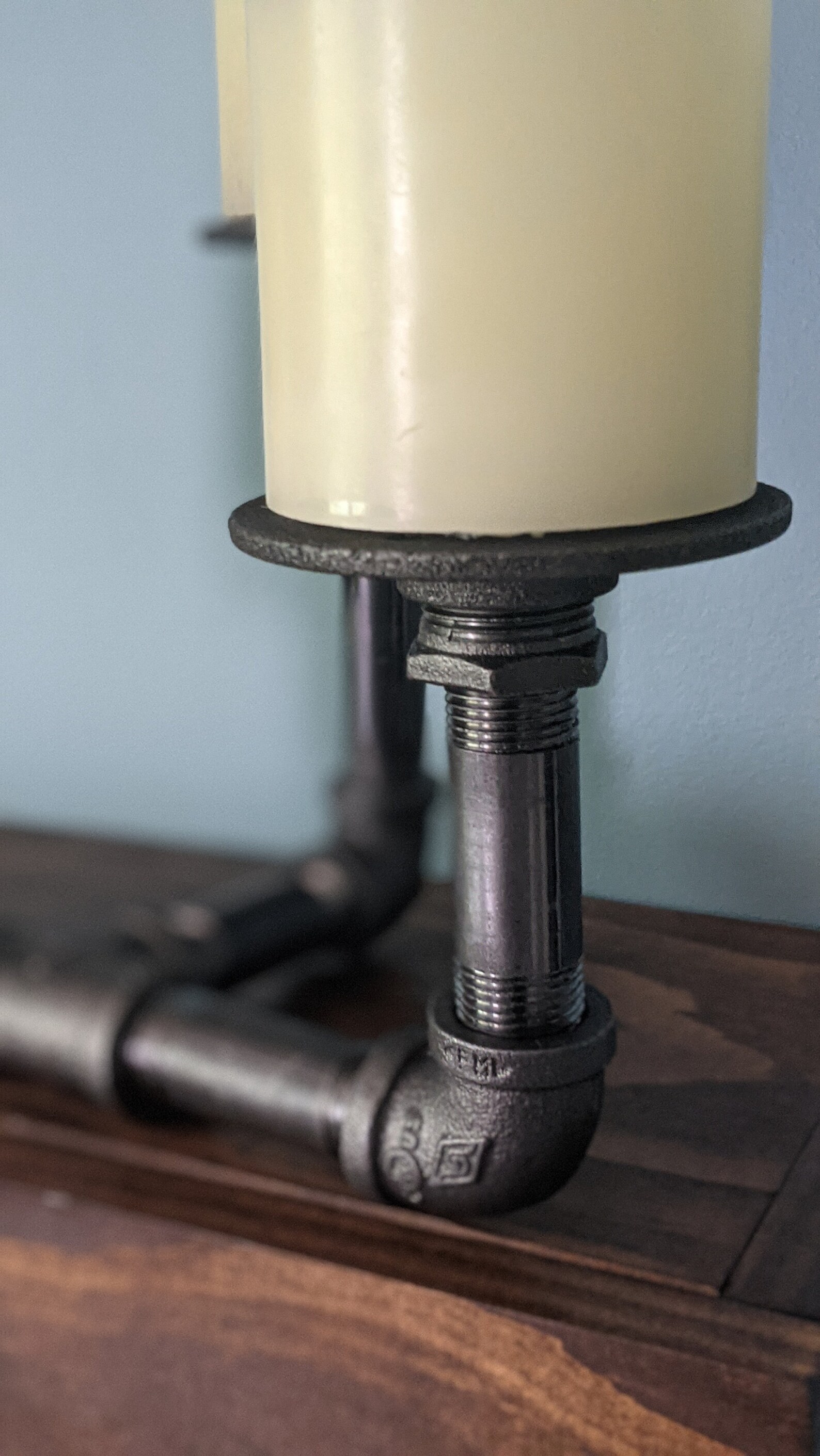 Industrial Pipe Candle Holders Steampunk Industrial Modern | Etsy