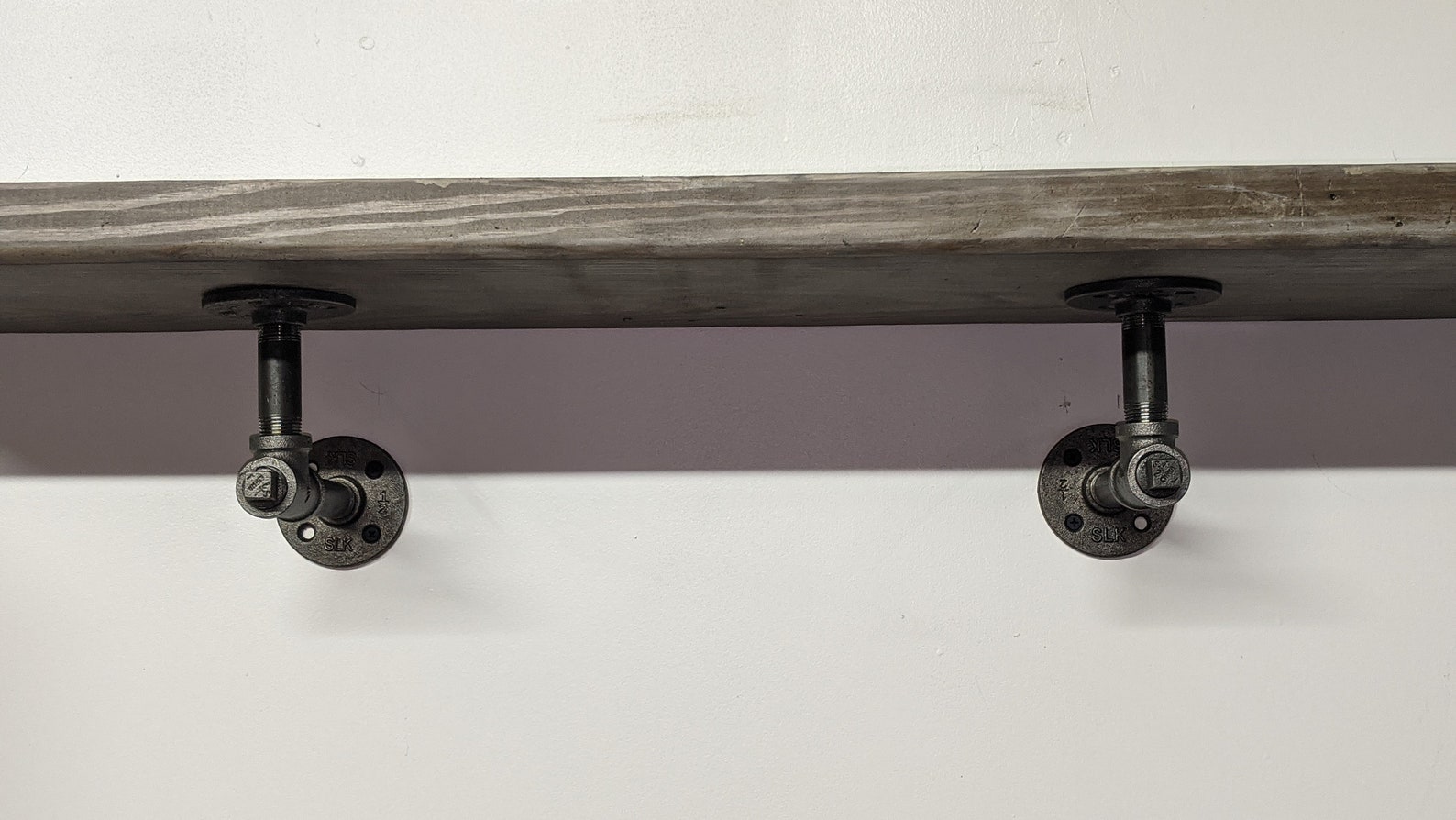 L Brackets DIY Shelving Pipes Industrial Pipe Brackets - Etsy