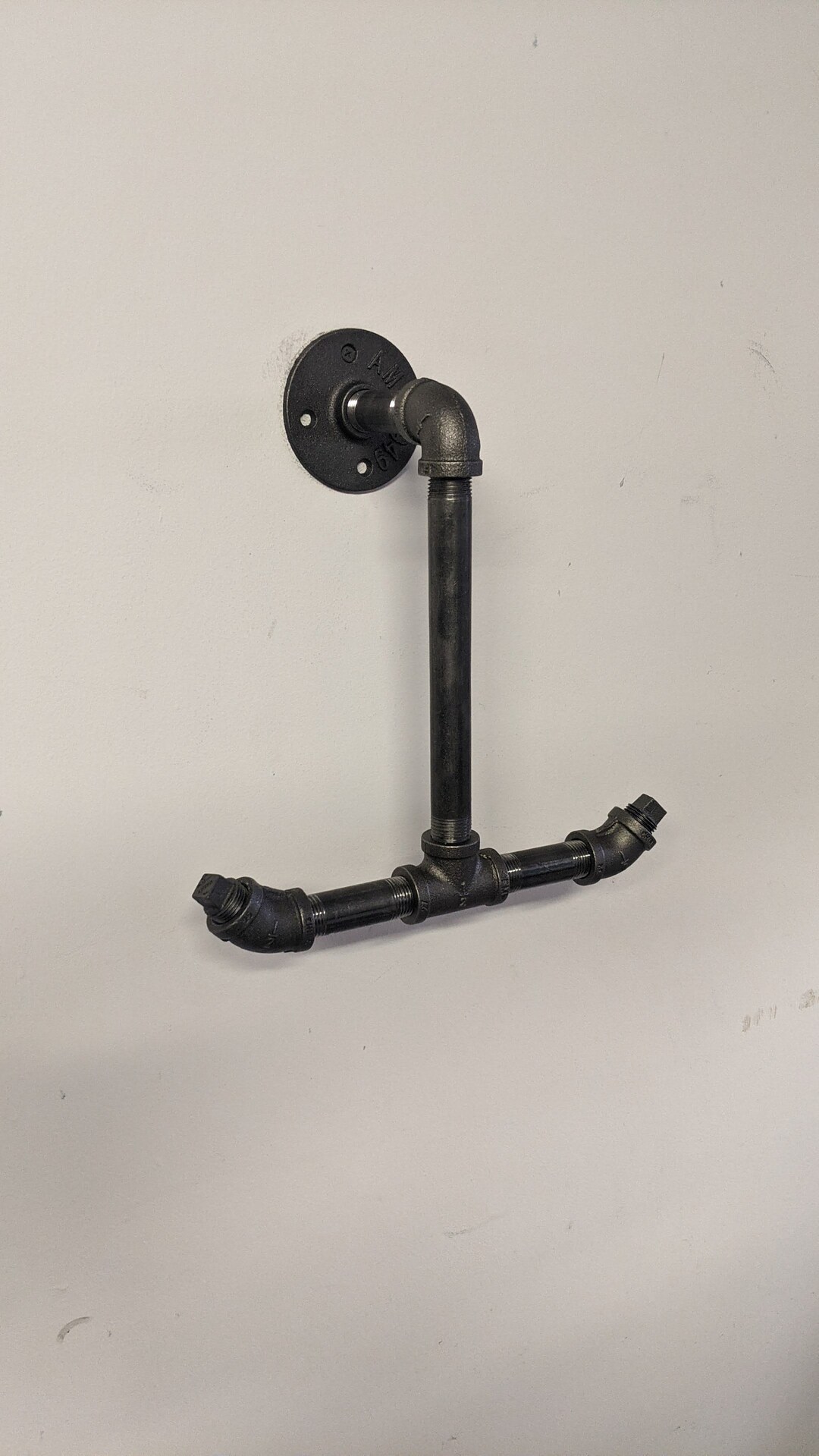 Industrial Decor Industrial Coat Hanger, Wall Hanger, Pipe Hanger ...