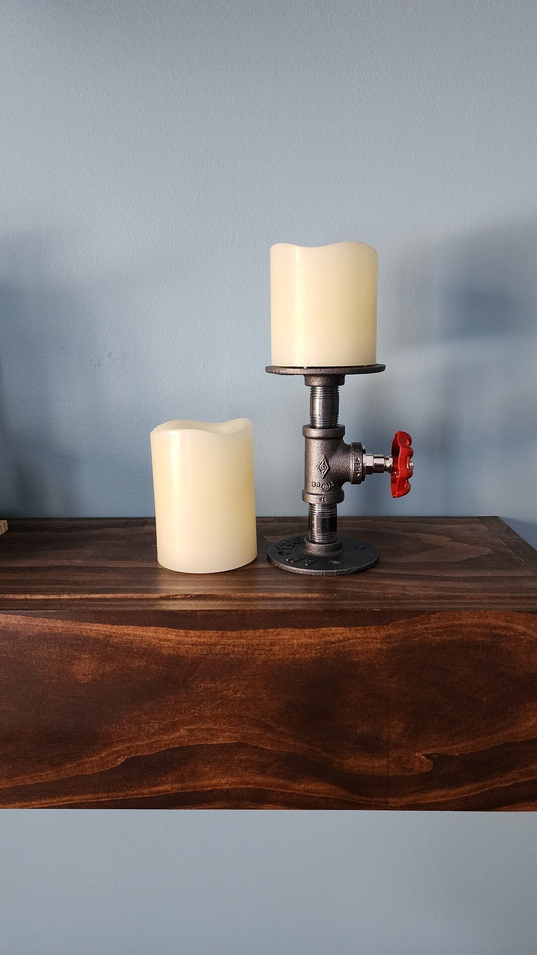 Industrial Pipe Candle Holders | Steampunk Industrial Modern | Rustic ...