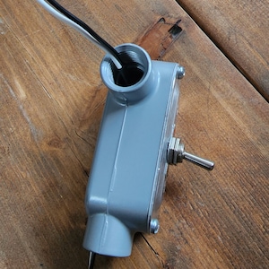 On/off Toggle Power Switch Module for Steampunk Industrial Pipe Lamp ...