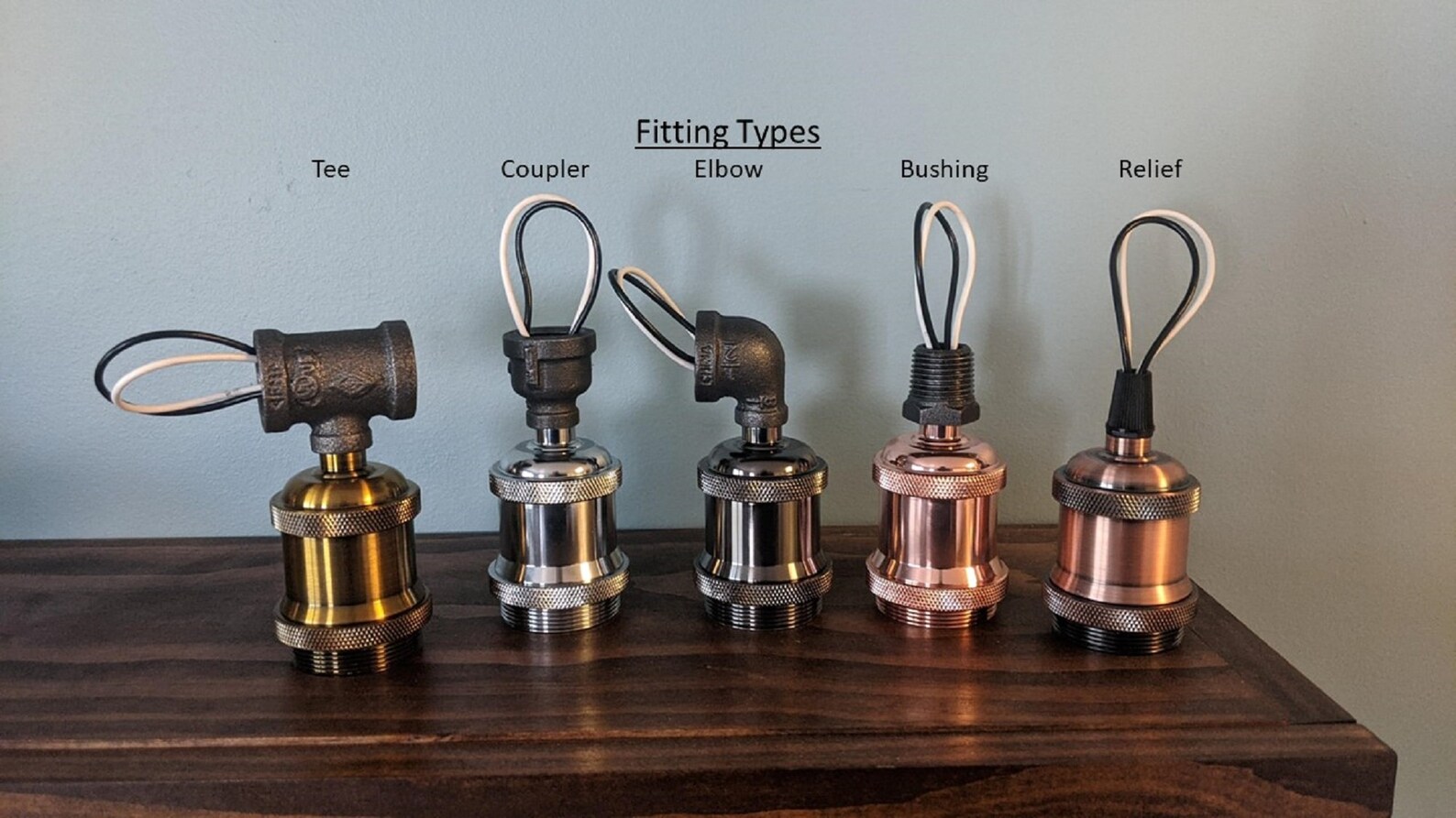 Industrial Pipe Lamp Socket 1/2" 120 - 250 Volt Steampunk Lighting ...