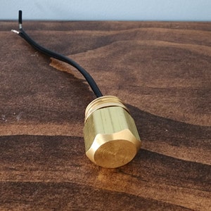 Vintage Brass Capped Rotary Switch for Sophisticated Steampunk Decor ...