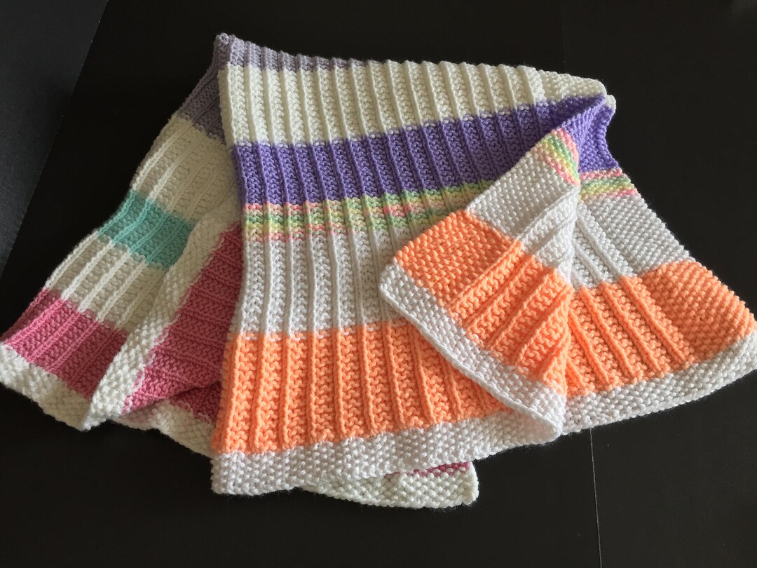 Multi Colored Blanket - Etsy