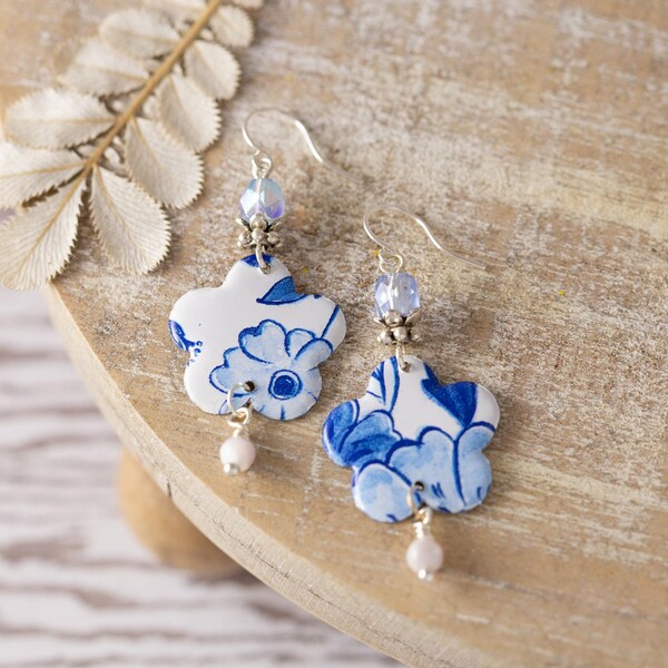 Delft Earrings - Etsy