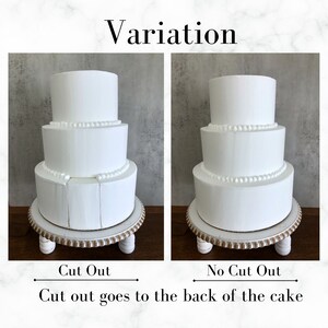 Fake Wedding Cake – Faux Four-tier Display Cake for Brides, Events ...