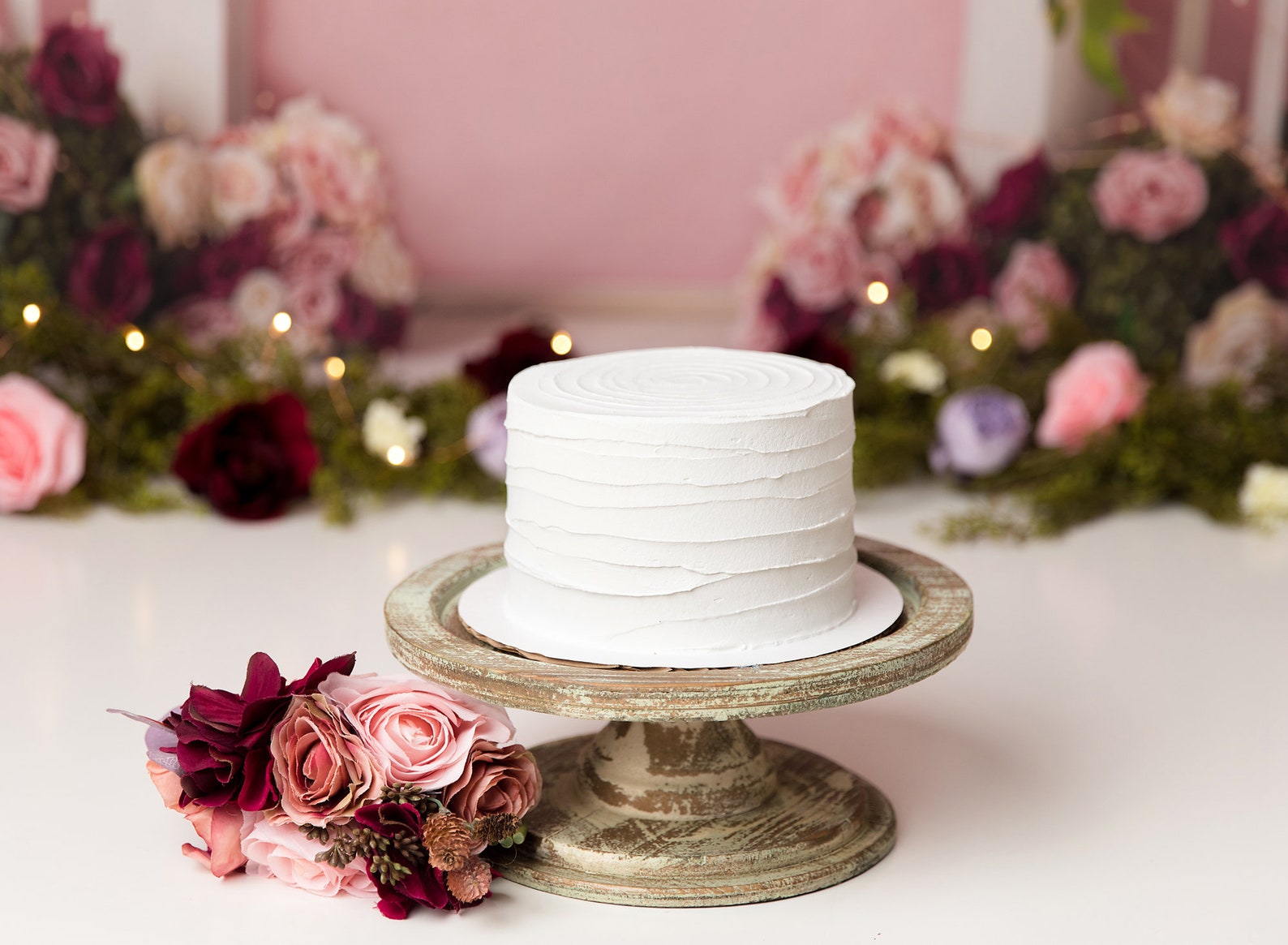 Fake White Cake, 5 Inch Cake Display, Photography Food Prop, Artificial ...
