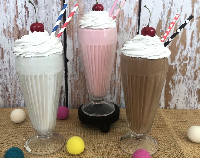 Fake Milkshake Fake Ice Cream Fake Food Faux Food Prop | Etsy
