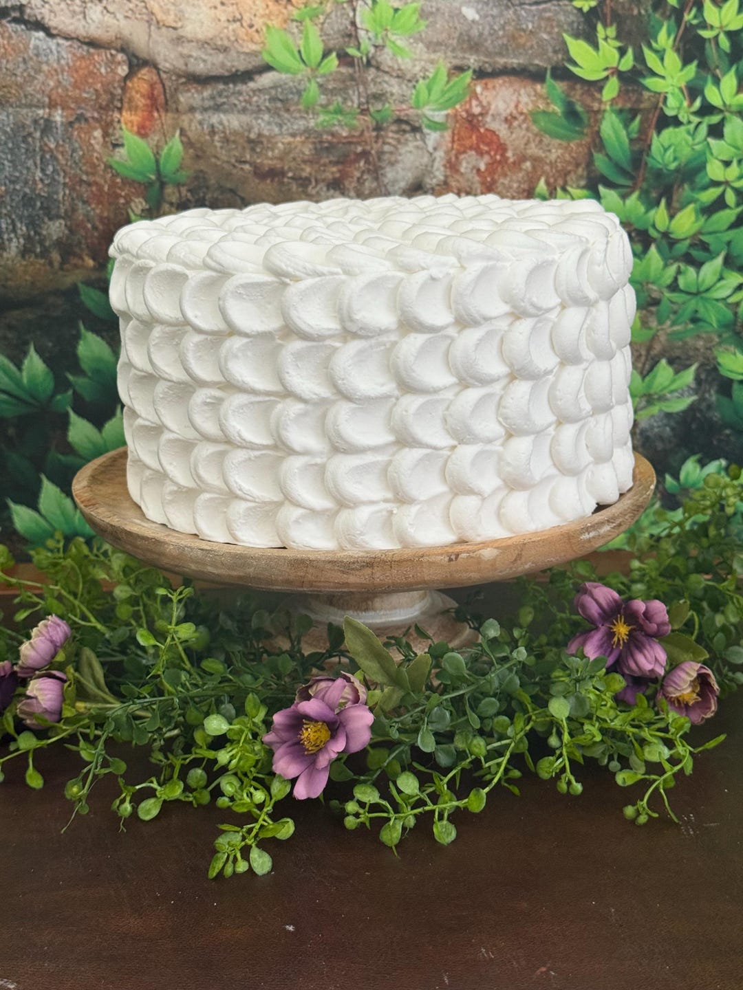 Fake Cake for Display – Realistic Faux White Cake for Weddings ...