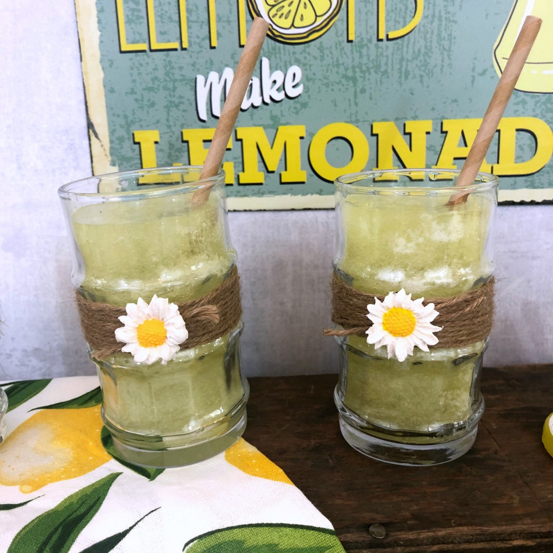 Fake Lemonade Faux Lemonade Drink Lemonade Decor Lemon | Etsy