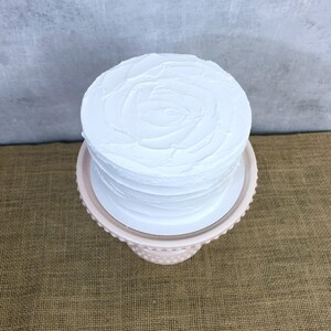 Fake White Cake, 5 Inch Cake Display, Photography Food Prop, Artificial ...