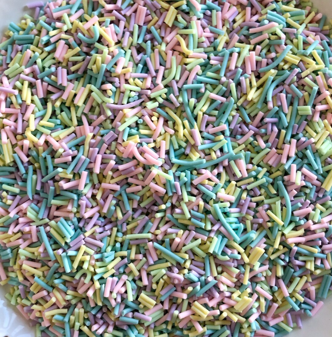Pastel Easter Sprinkles, Faux Sprinkle Mix, Slime Sprinkles, Easter ...