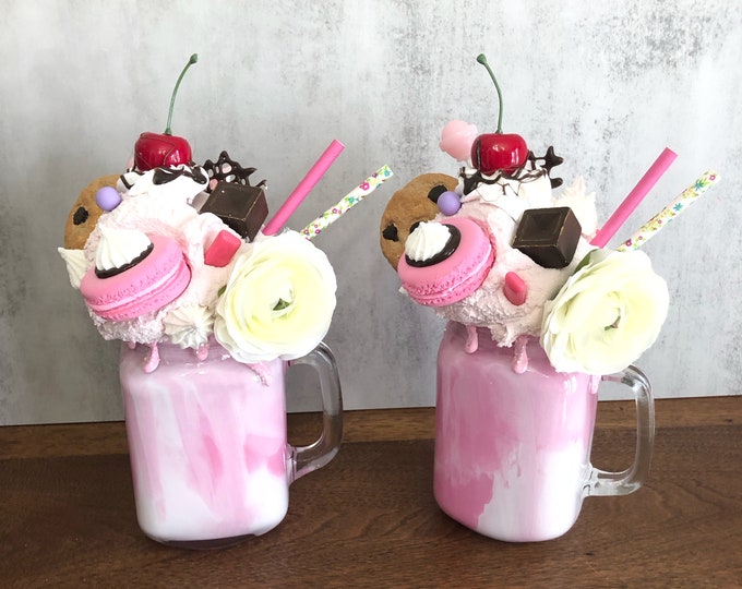 Fake Food Drink, Exteme Fake Milk Shake, Faux Ice Cream, Photo Prop ...