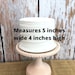 Fake White Cake, 5 Inch Cake Display, Photography Food Prop, Artificial ...