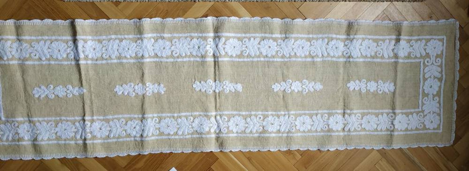 White Traditional Transylvanian Hungarian Hand Woven Linen - Etsy