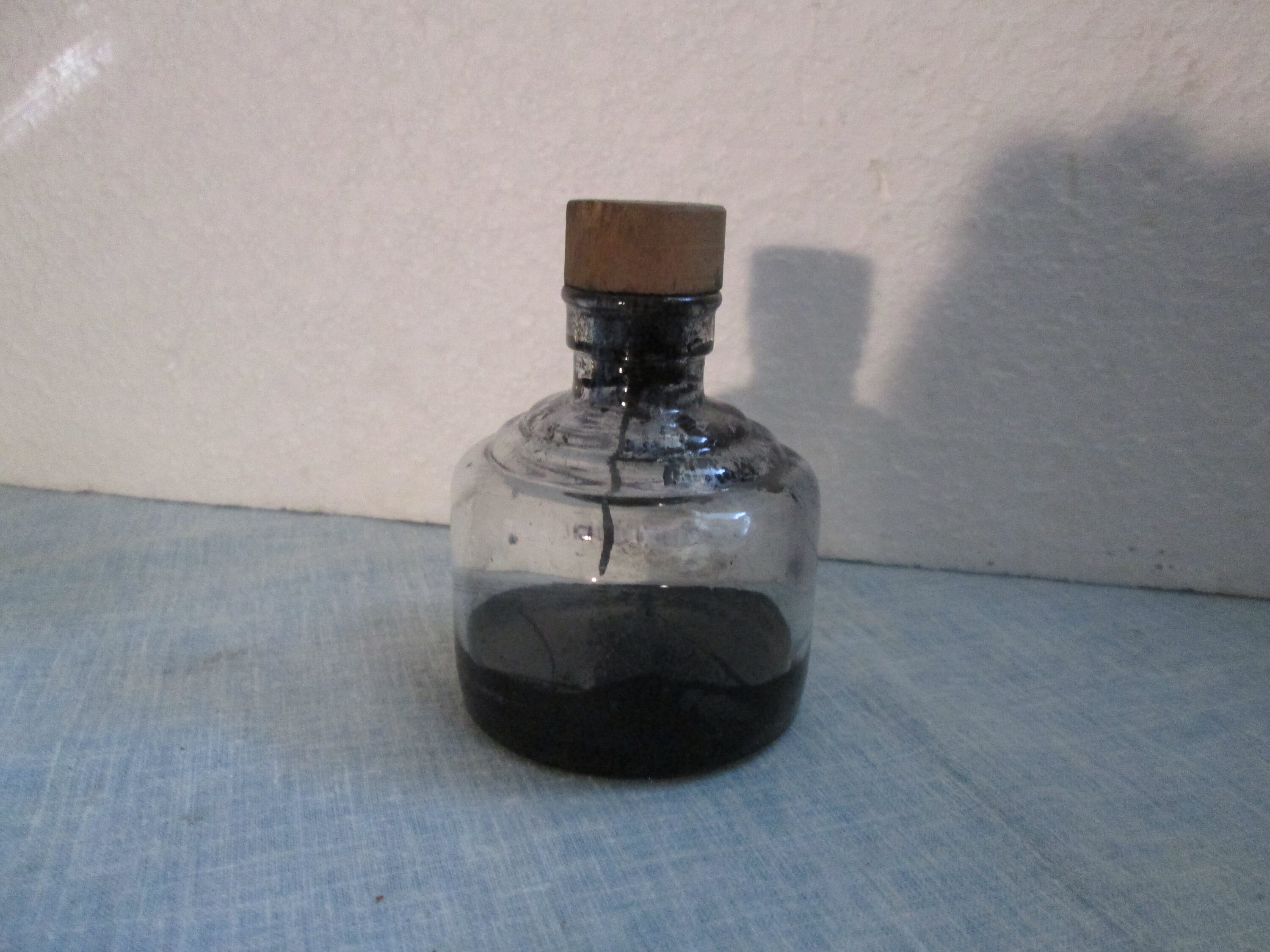 Vintage Anchor Hocking Ink Well Container, Ink Well Bottle, 3 1/2oz Ink ...