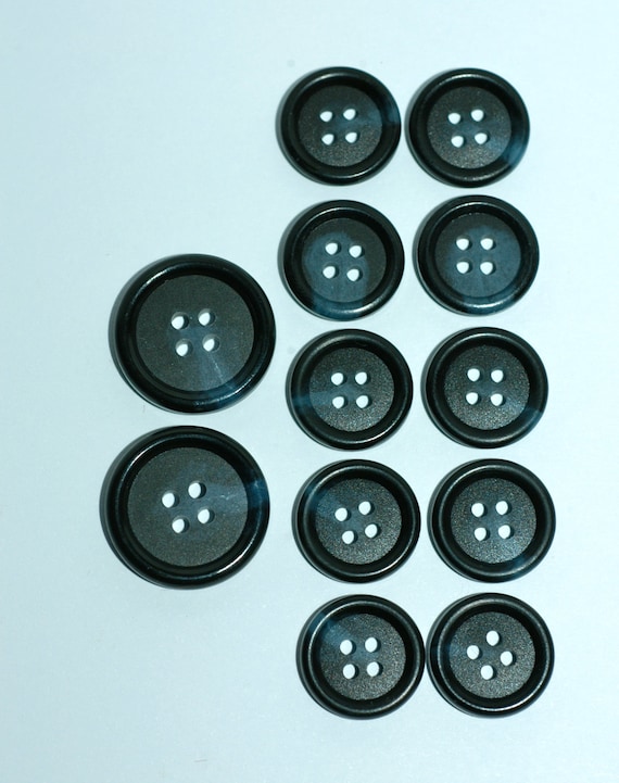 Navy Suit Button Set - Etsy
