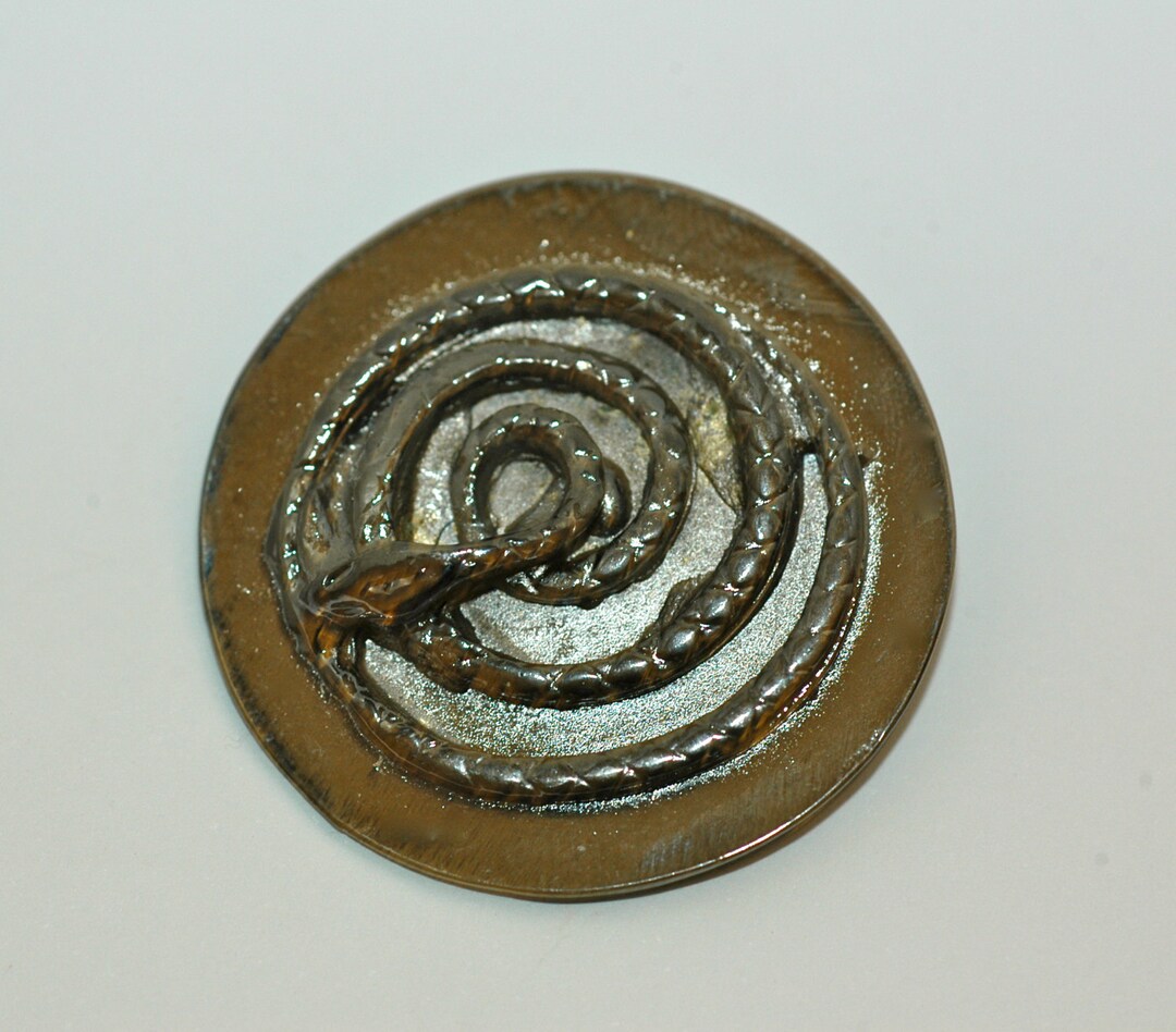 Silver Snake Button Sz 1 5/8 » - Etsy France