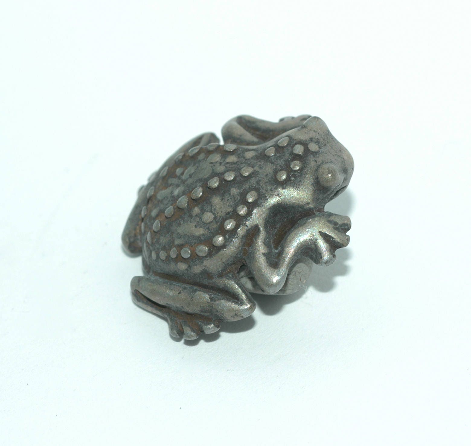 Pewter Frog Button. 1 25mm | Etsy