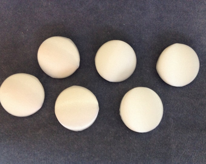 20 Pcs Ivory Satin Buttons for Bridal Tuxedo Buttons Size 20 - Etsy