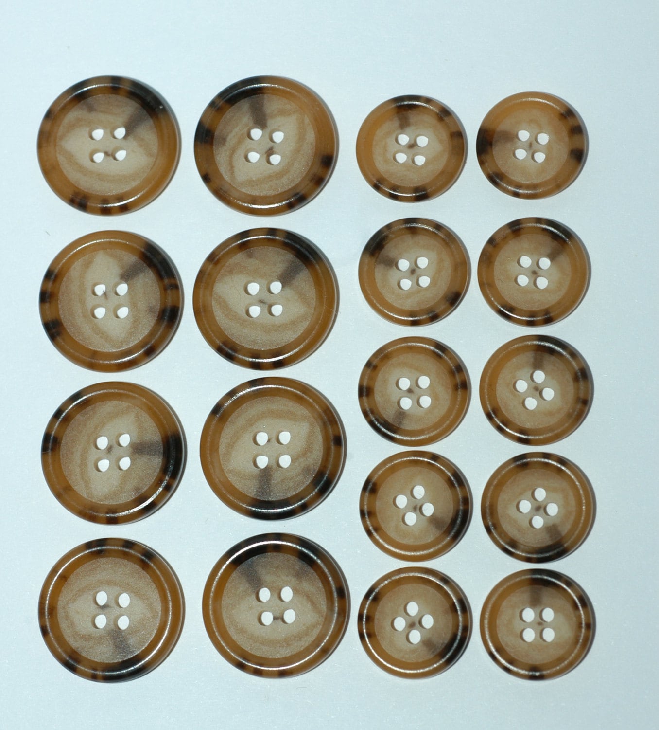 Tan & Brown Double Breasted Suit Button Set - Etsy