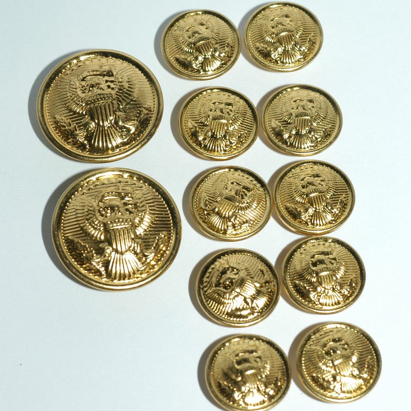 Yellow Suit Buttons - Etsy