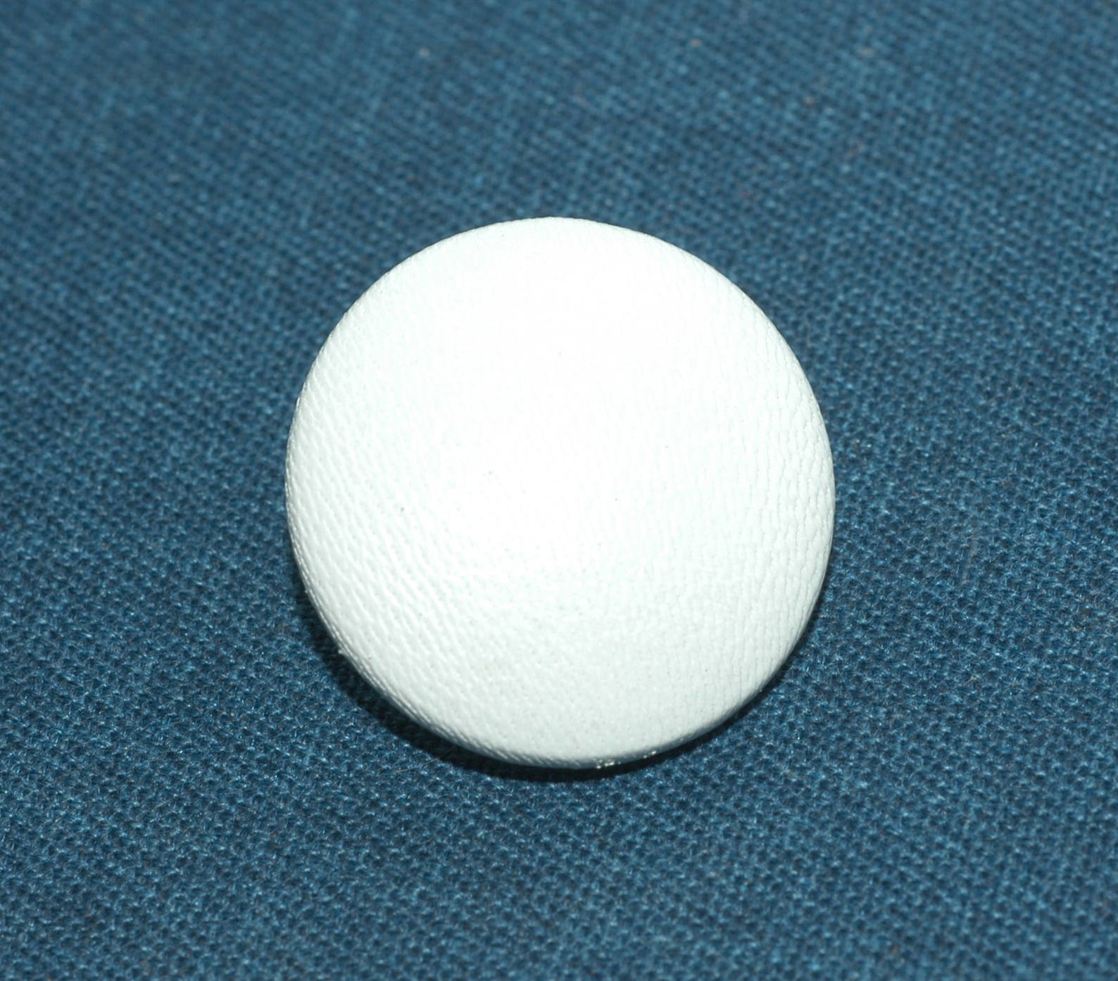 White Leather Button. Leather Covered Button. - Etsy
