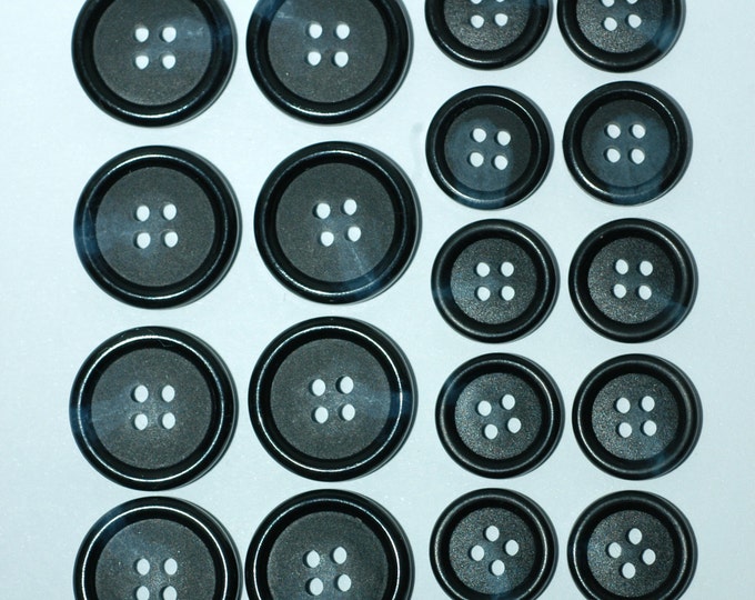 Navy Blue Double Breasted Suit Button Set - Etsy