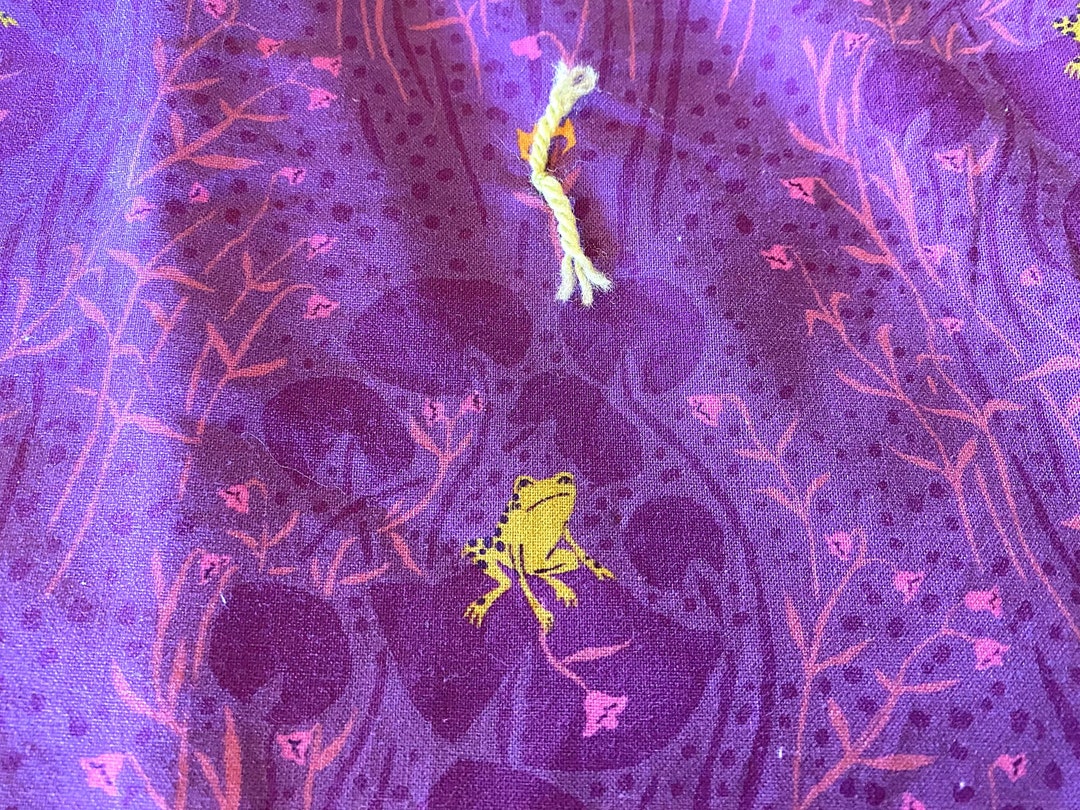 Frog Quilt, Frog Prince, Cotton Child Blanket, Frog Throw, Storybook ...