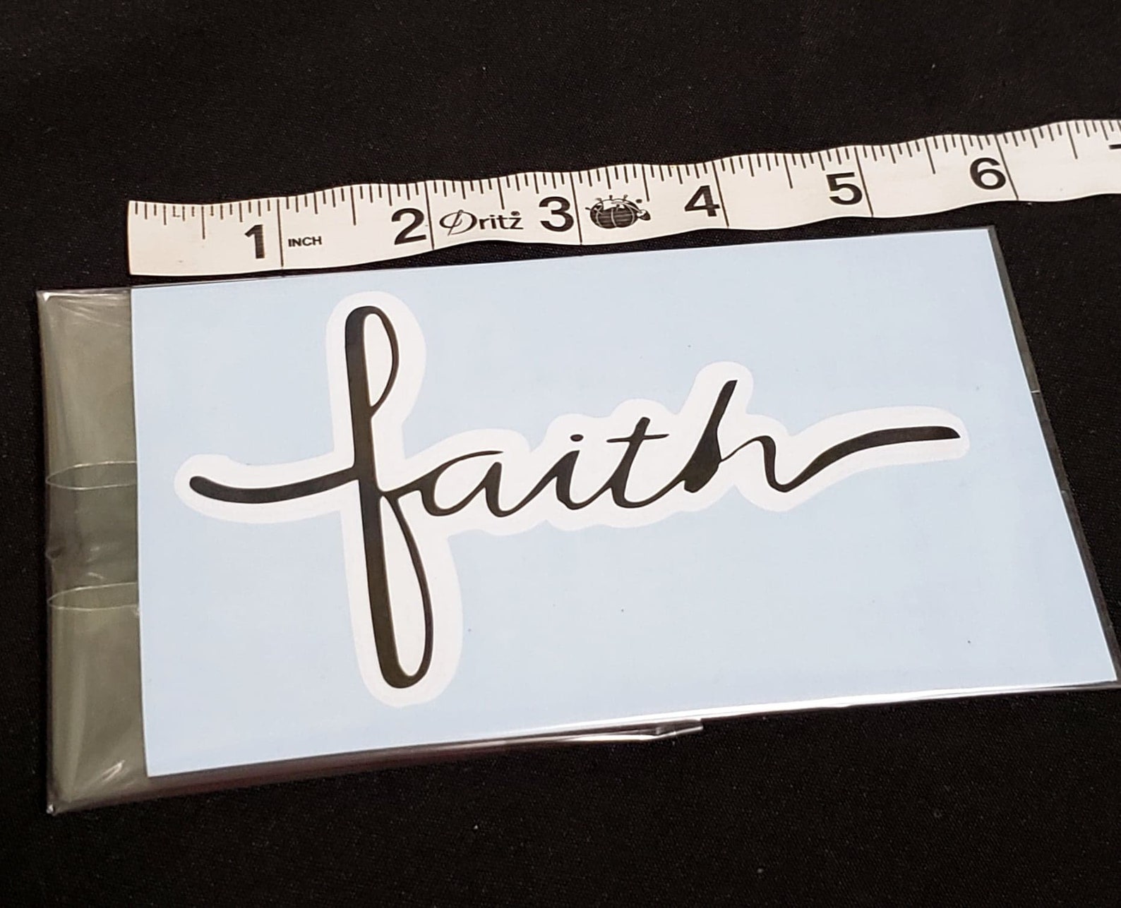 Faith Vinyl Decal Oracle 651 Christian Jesus the Cross - Etsy
